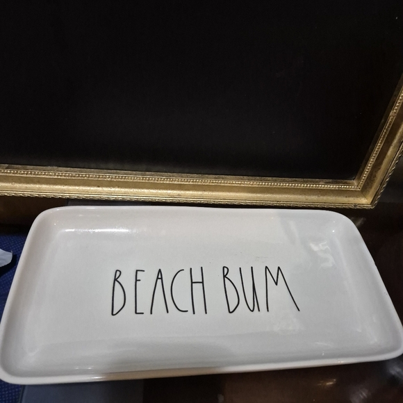 Rae Dunn | Bath | Rae Dunn White Beach Bum Ceramic Tray | Poshmark
